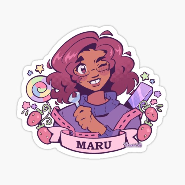 "Maru" Sticker by yanana-ua | Redbubble