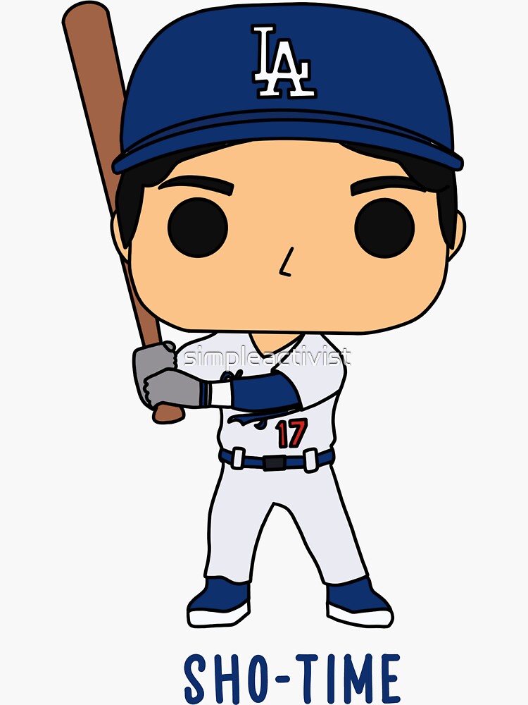"shohei ohtani #17 dodgers funko pop" Sticker for Sale by ...