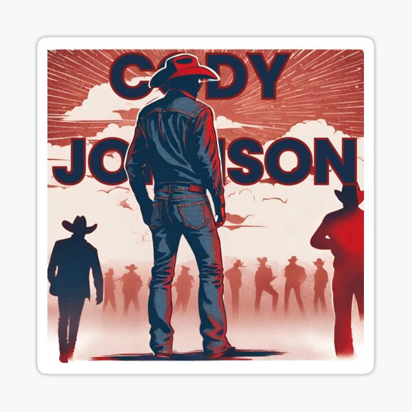 "Cody Johnson Merch " Sticker for Sale by Adeliah Mai | Redbubble