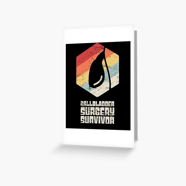 "Funny Gift - Gallstones Gallbladder Surgery " Greeting Card for Sale ...