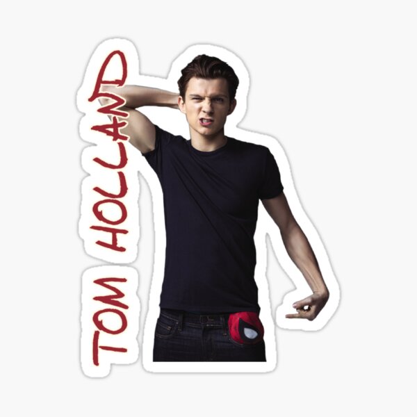 "Tom Holland" Sticker by intoxication | Redbubble