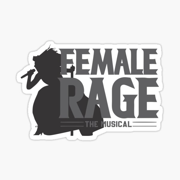 "female rage" Sticker for Sale by itsfearless | Redbubble