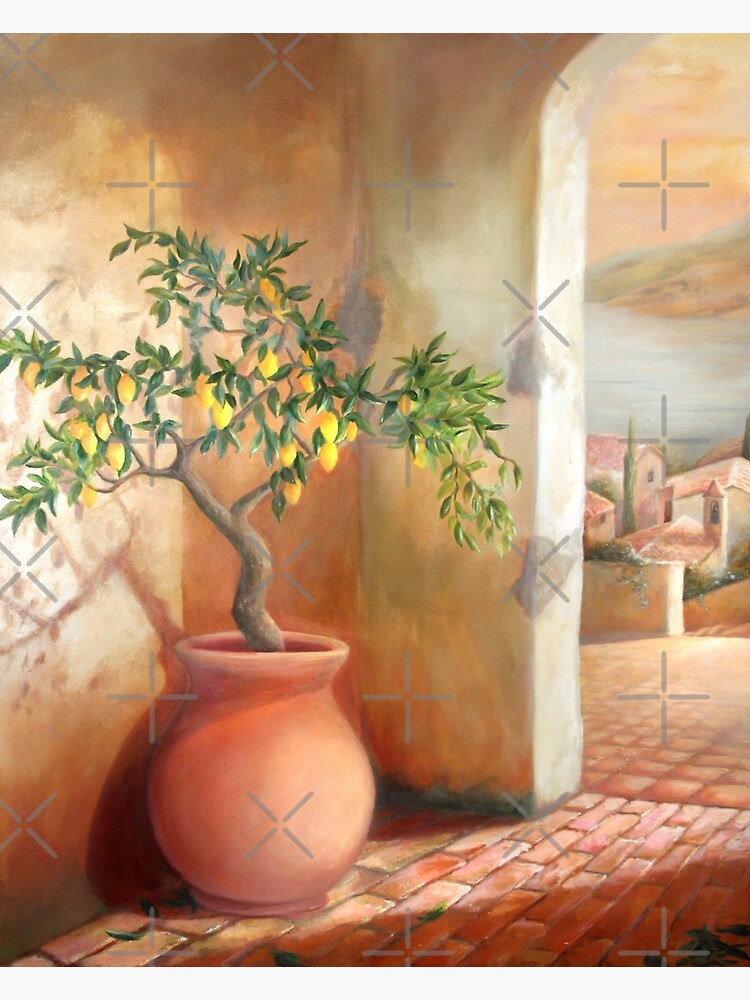 "TUSCAN LEMON TREE" Poster for Sale by michaelrock | Redbubble