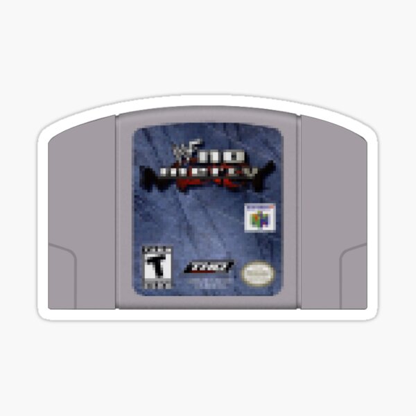 "WWF No Mercy N64 Cartridge" Sticker for Sale by TransientArt11 | Redbubble
