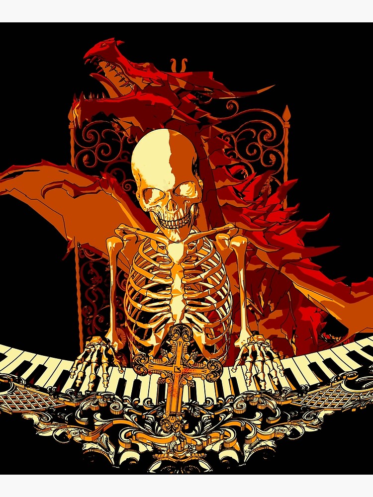 "skeleton gold" Art Print by lmilustraciones | Redbubble