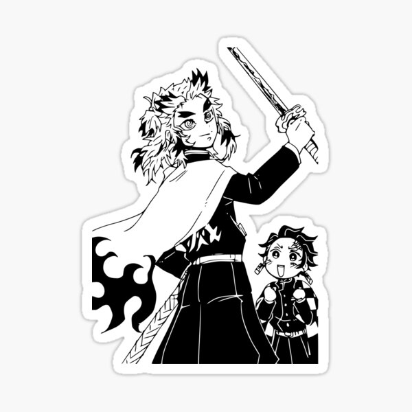 "Kyojuro Rengoku" Sticker for Sale by sandsgnn | Redbubble