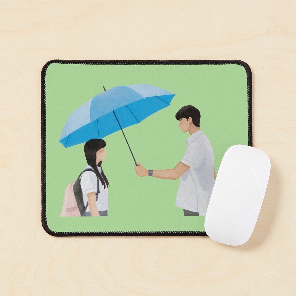 "Lovely Runner K-Drama Fan Art Iconic Umbrella Scene" Sticker for Sale ...