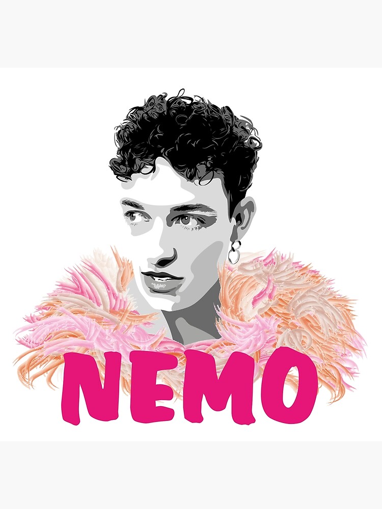 "Nemo Eurovision 2024 Winner Switzerland The Code" Poster for Sale by ...