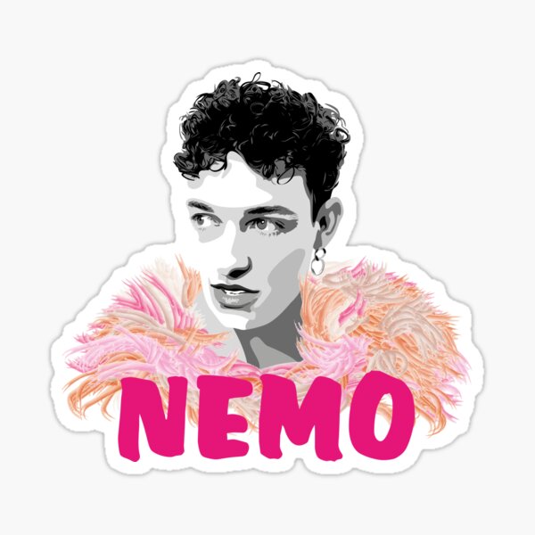 "Nemo Eurovision 2024 Winner Switzerland The Code" Sticker for Sale by ...