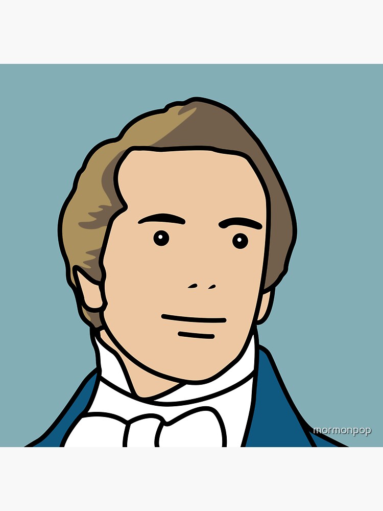 "Joseph Smith • Illustrated Mormons • Mormon Pop Art" Sticker by ...