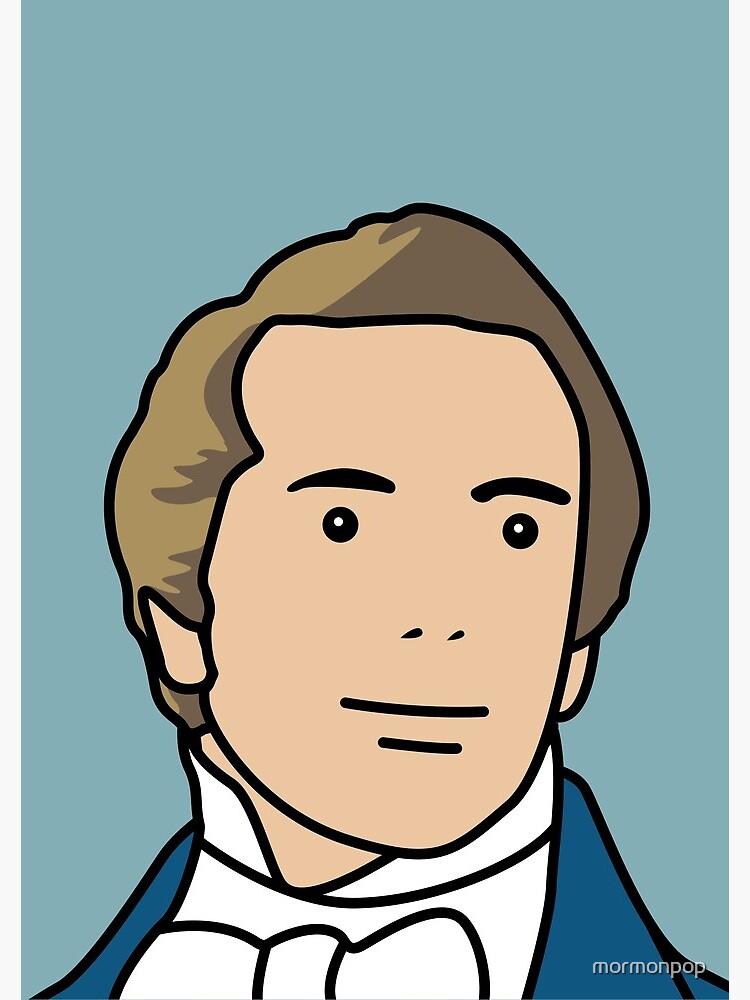 "Joseph Smith • Illustrated Mormons • Mormon Pop Art" Spiral Notebook ...