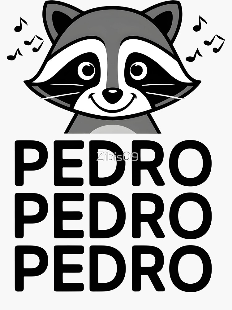 "Pedro raccoon, Pedro Pedro Pedro, Viral, Memes" Sticker for Sale by ...