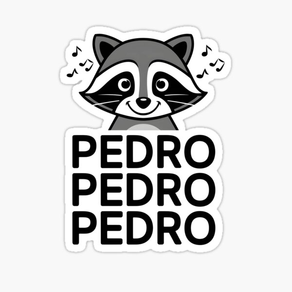 "Pedro raccoon, Pedro Pedro Pedro, Viral, Memes" Sticker for Sale by ...