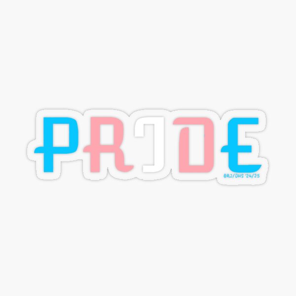 "Atomic Age / Atompunk Inspired Trans/Transgender Pride" Sticker for ...