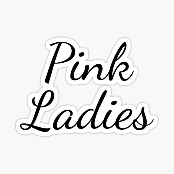 "Pink Ladies" Sticker for Sale by everything-shop | Redbubble