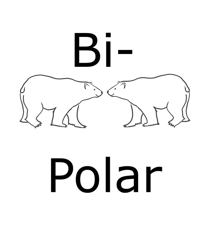 "Bi-Polar Twin Polar Bears" by podartist | Redbubble