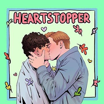 "Charlie and Nick kissing | Narlie | Heartstopper Love" Sticker for ...
