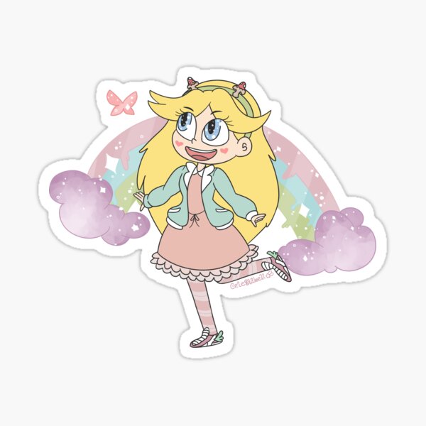 "Star Butterfly" Sticker for Sale by Celestibell | Redbubble