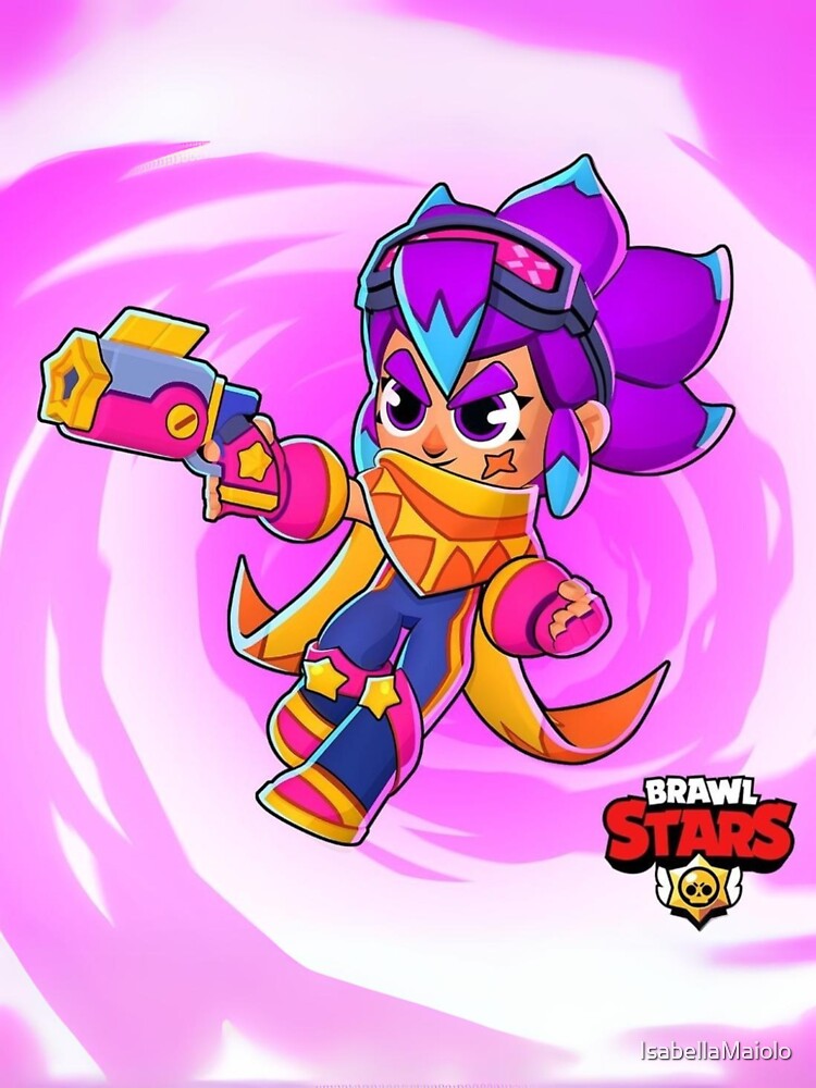 "Brawl Stars Shelly" Sticker by IsabellaMaiolo | Redbubble