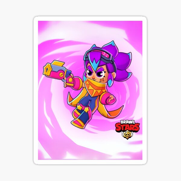 "Brawl Stars Shelly" Sticker by IsabellaMaiolo | Redbubble
