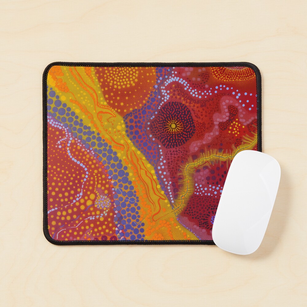 "Colorful Australian Aboriginal Artwork, Vibrant Indigenous Australian ...