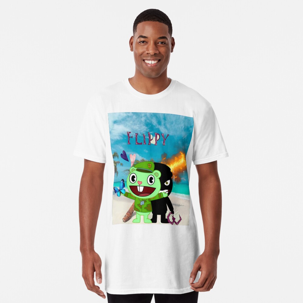 "Happy Tree Friends Flippy Happy and Mad Side - Balanced" Sticker for ...