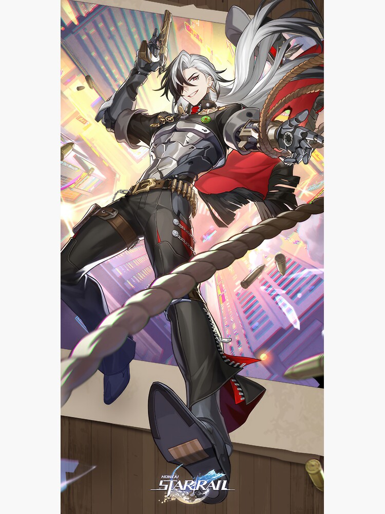 "Boothill poster, Honkai Star Rail " Sticker by Demray | Redbubble