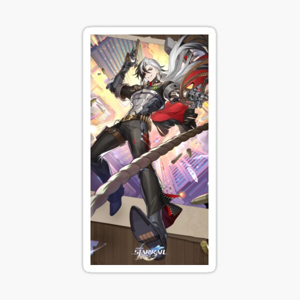 "Boothill poster, Honkai Star Rail " Sticker by Demray | Redbubble