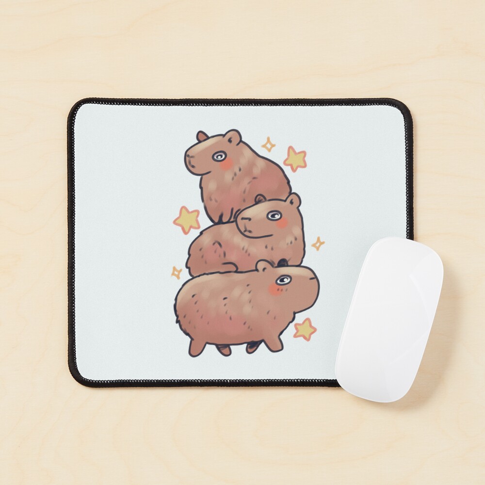 "capybara stack " Sticker for Sale by Artofmayara | Redbubble