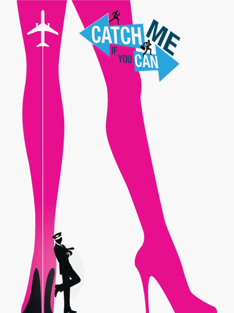 "Catch Me if You Can" Sticker for Sale by Grace520 | Redbubble