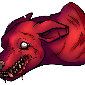 "Reddened Buddy" Sticker for Sale by Fritzien | Redbubble