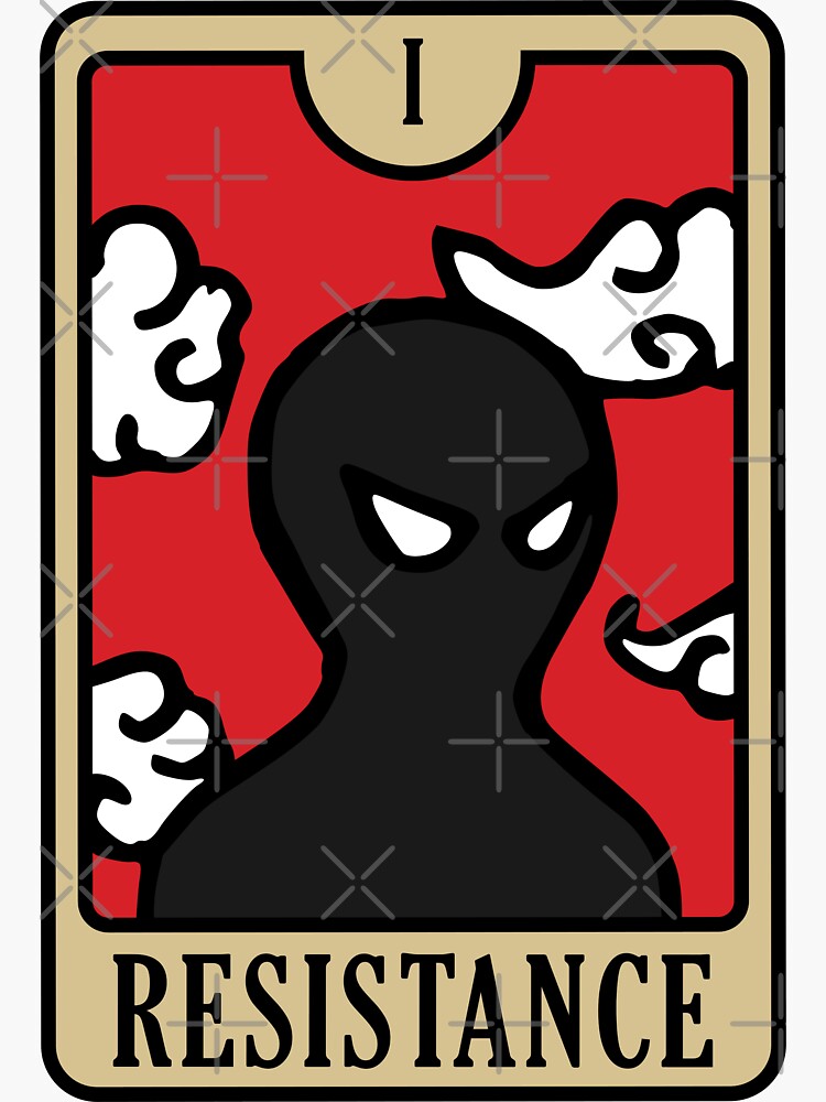 Pegatina for Sale con la obra «Tarjeta de Resistencia - La Guerra del ...