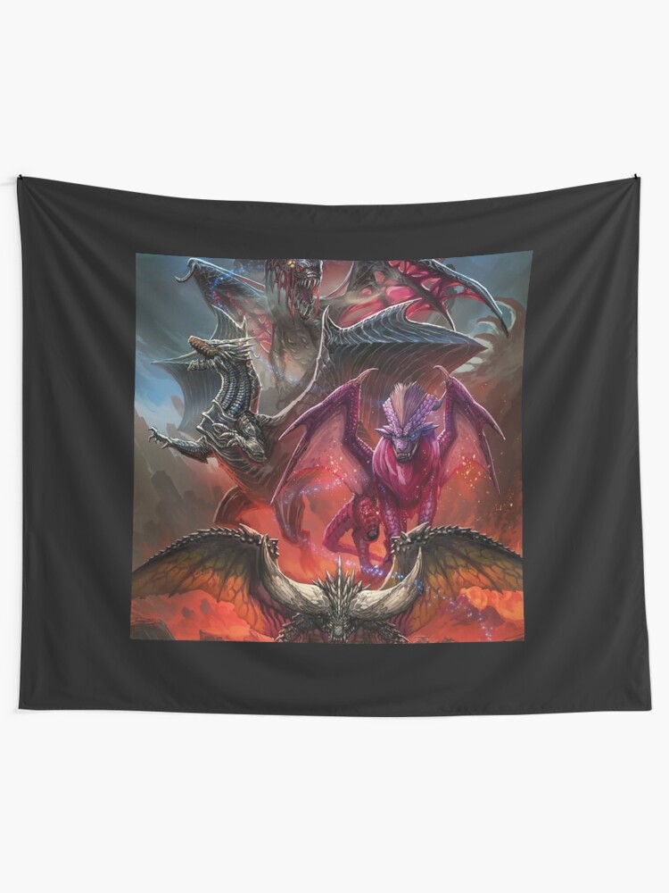 "Monster Hunter World Elder Dragon Turf War" Tapestry for Sale by ...