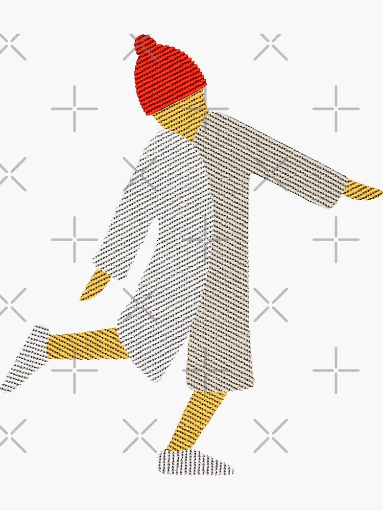 "Sauna Beautiful Game Embroidery Vulfpeck" Sticker for Sale by ...