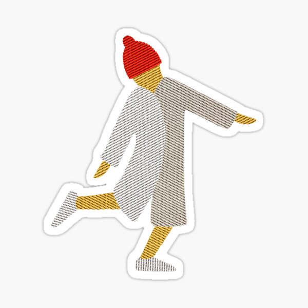 "Sauna Beautiful Game Embroidery Vulfpeck" Sticker for Sale by ...