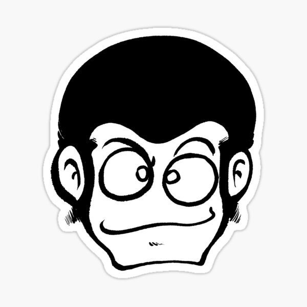 "Lupin III Calling Card Logo - 70's" Sticker for Sale by adozenfridays ...