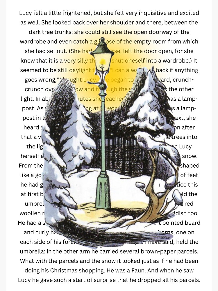 "The Lion the Witch and the Wardrobe Lamp post" Sticker for Sale by ...