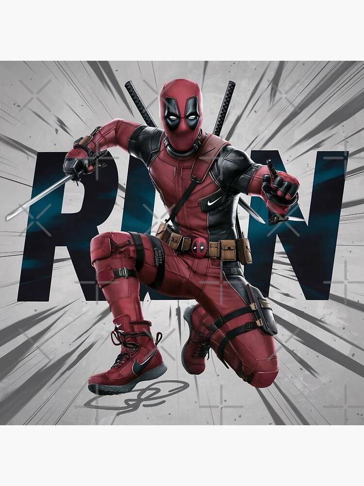 "Run Deadpol" Poster by JOSEJGR | Redbubble