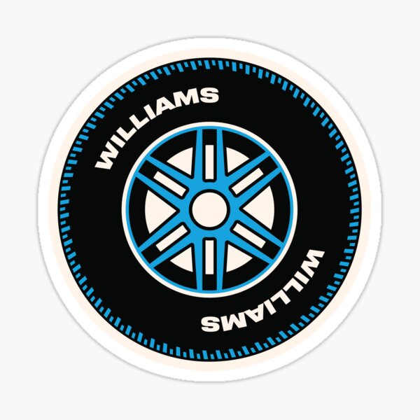 "Williams Vintage Racing Tire" Sticker for Sale by Worthy-Design ...