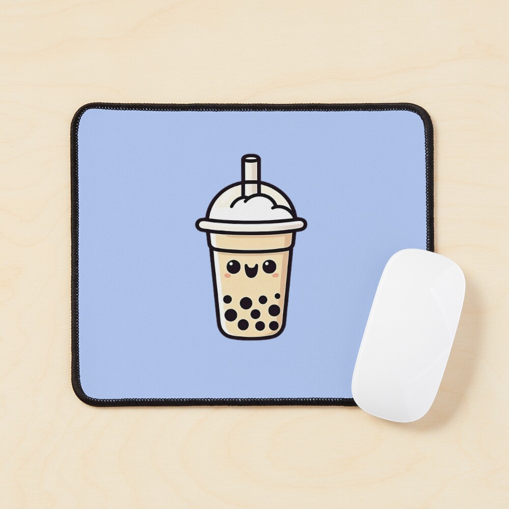 "Adorable Bubble Tea Cartoon" Sticker for Sale by PopDonkey | Redbubble