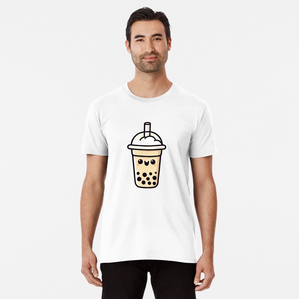 "Adorable Bubble Tea Cartoon" Sticker for Sale by PopDonkey | Redbubble