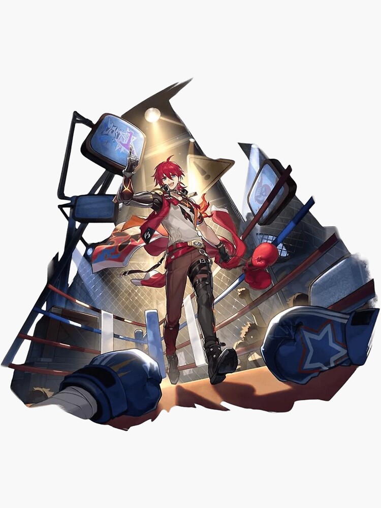 "Luka Banner Art - Honkai Star Rail" Sticker for Sale by TheChipQueen ...