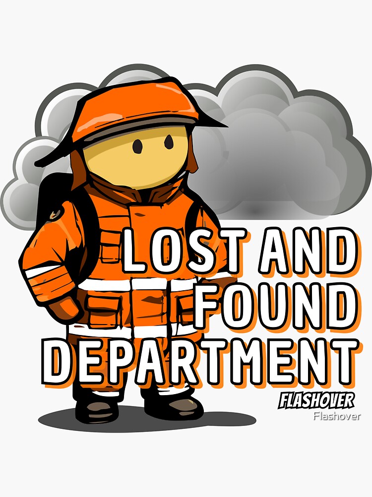 "Lost and Found" Sticker for Sale by Flashover | Redbubble
