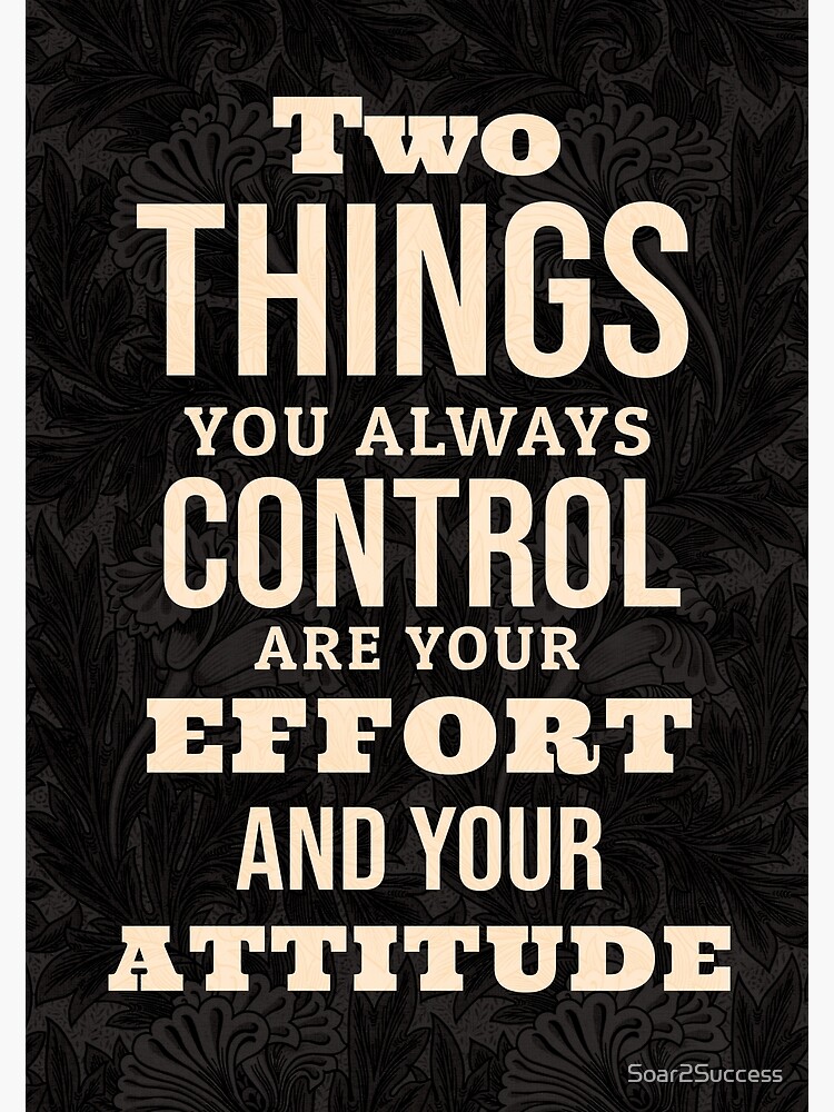 "Effort and Attitude Motivational Poster" Poster for Sale by ...