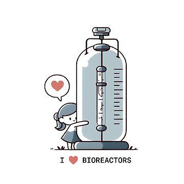 "I love bioreactors" Sticker for Sale by Infographica | Redbubble