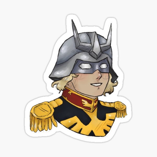 "Char Aznable Mobile Suit Gundam 0079" Sticker for Sale by outereiven ...
