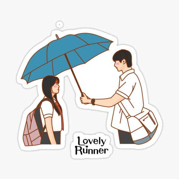 "Lovely Runner Kdrama" Sticker for Sale by cepluk | Redbubble