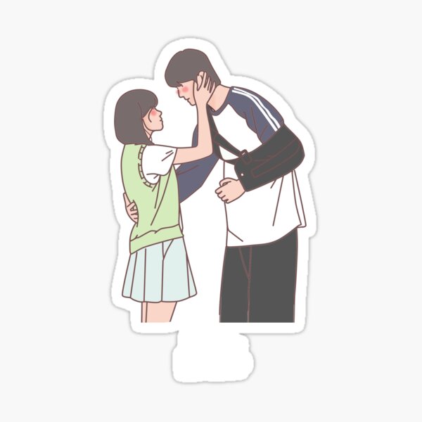 "Lovely Runner Kdrama" Sticker for Sale by cepluk | Redbubble