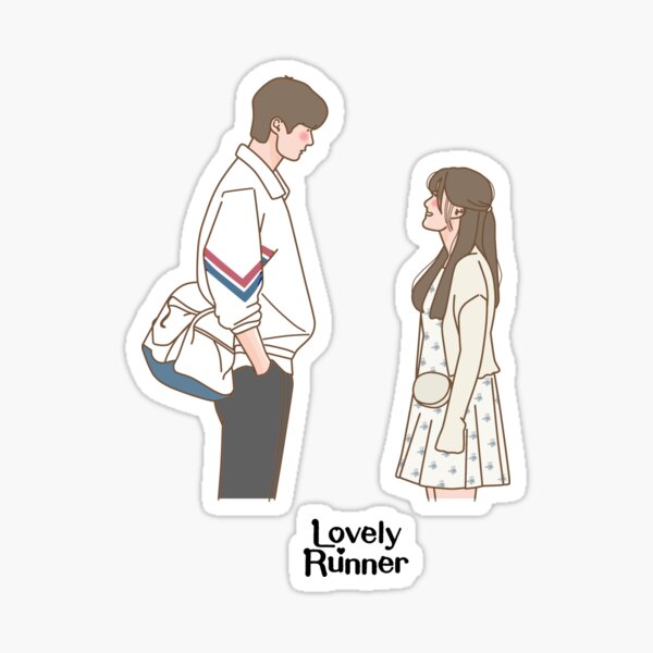 "Lovely Runner Kdrama" Sticker for Sale by cepluk | Redbubble