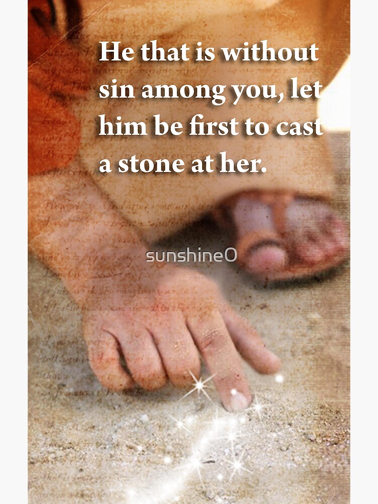 "Cast the first stone" Art Print for Sale by sunshine0 | Redbubble